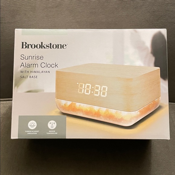 Brookstone | Wall Decor | Brookstone Sunrise Alarm Clock With Himalayan ...